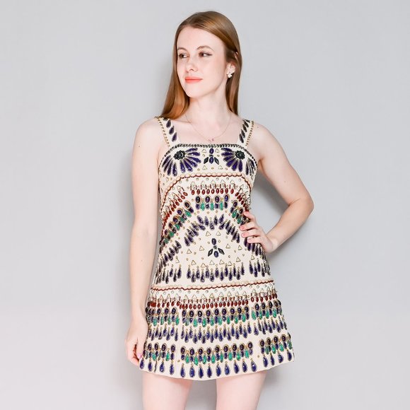 Alice + Olivia | Dresses | Alice Olivia Fowler Beaded Mini Dress | Poshmark